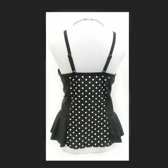 Swim | Retro Polka Dot Pinup Girl Tankini | Poshmark